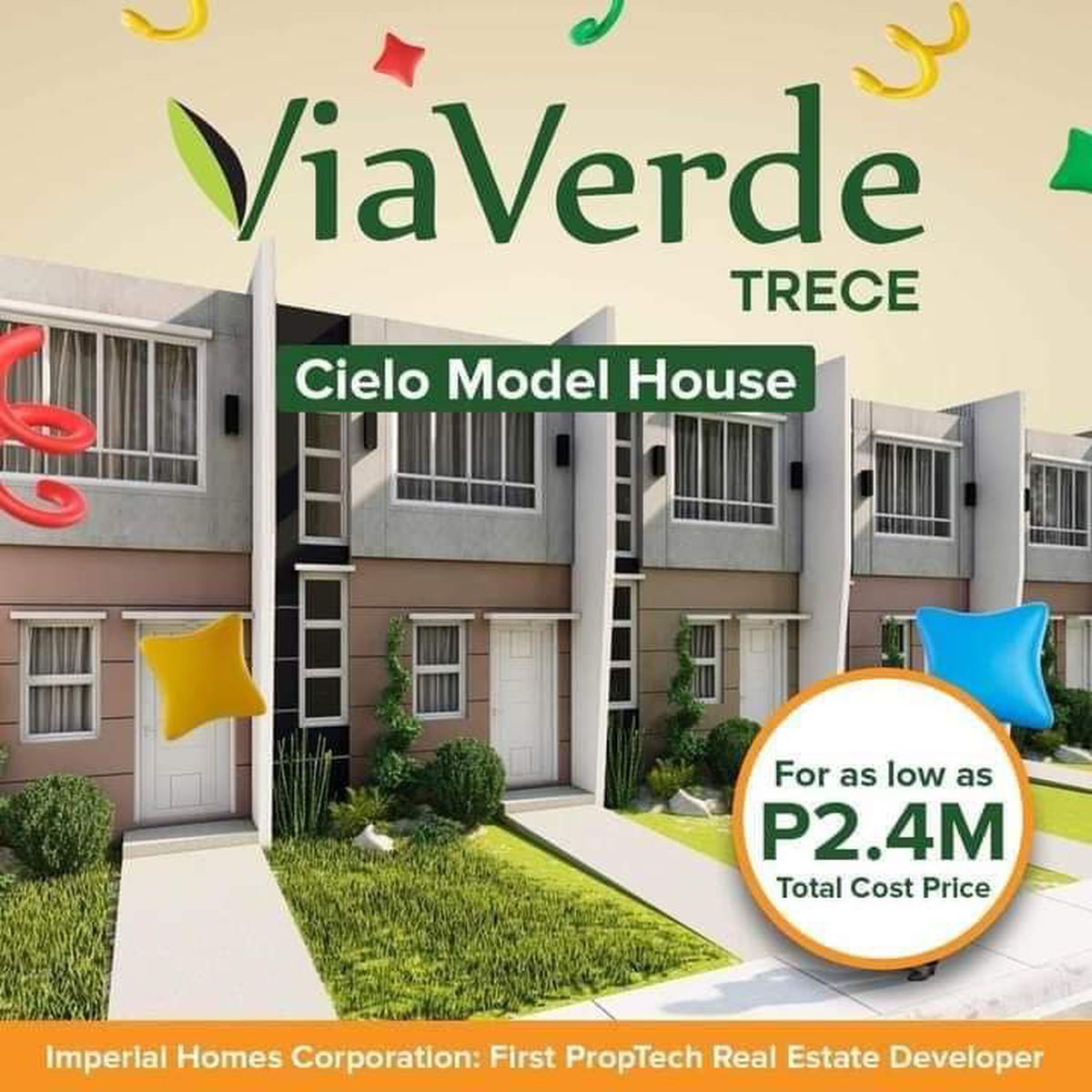 VIA VERDE Affordable House and Lot for sale in Trece Martires, Cavite ...