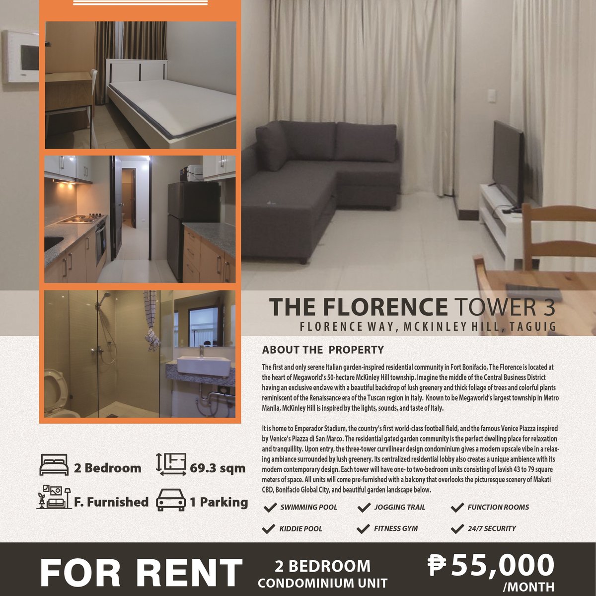 FOR RENT - THE FLORENCE T3 - 20TH FLOOR - CORNER UNIT [Condo 🏙️] (May ...