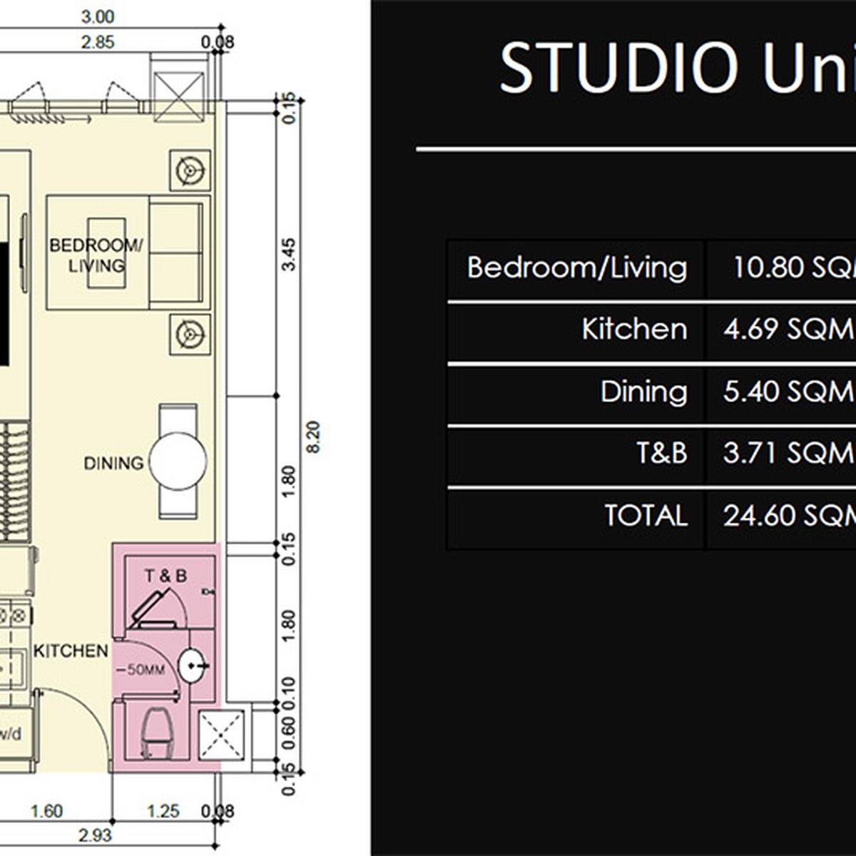 Condo near University, Studio-24.60sqm @ Galeries Tower Manila [Condo 🏙 ...