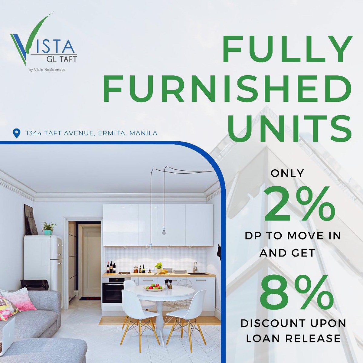 FULLY FURNISHED UNIT! VISTA GL TAFT! [Condo 🏙️] (December 2022) in ...