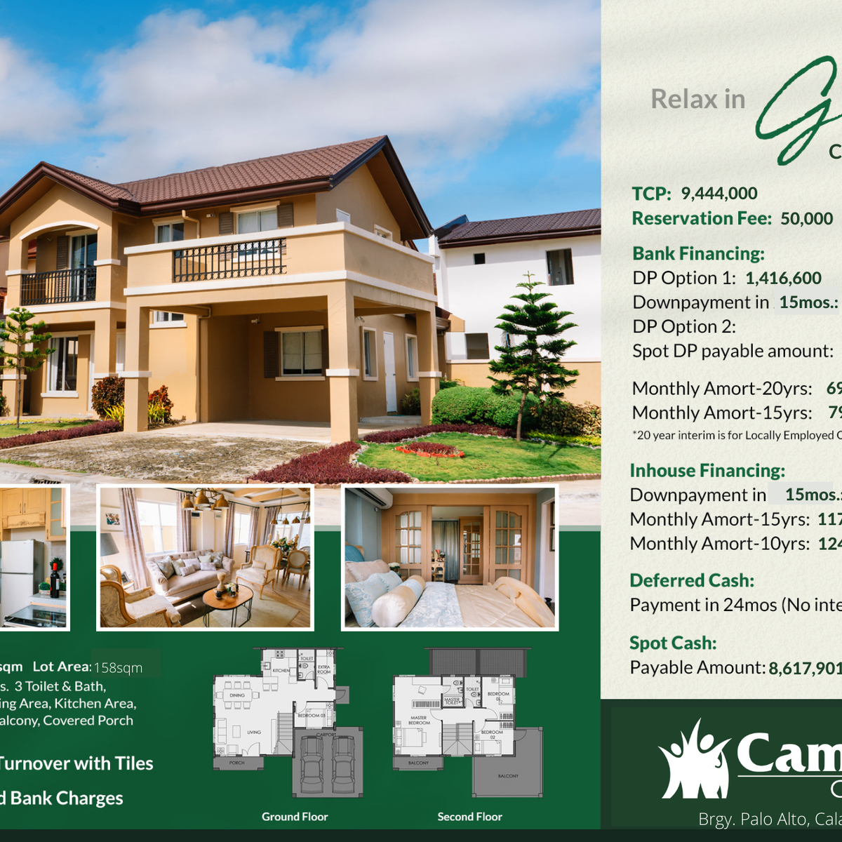 Camella Greta [House and Lot 🏘️] (December 2021) in Calamba, Laguna for ...
