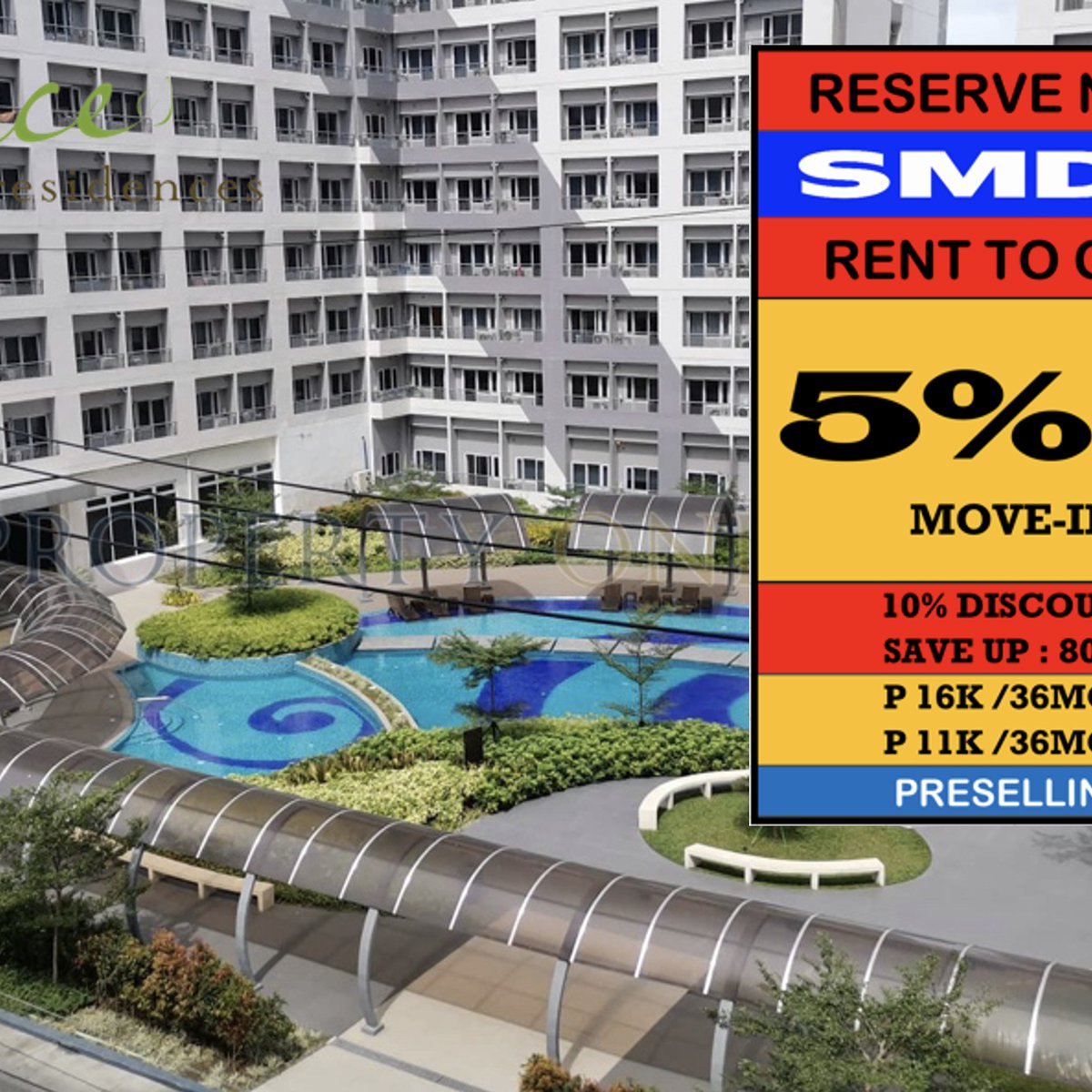 CONDO FOR RENT in Taguig City at SMDC GRACE RESIDENCES [Condo 🏙️ ...