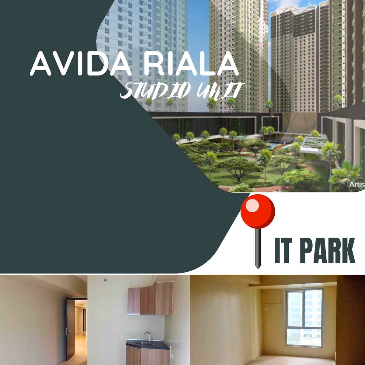 Studio Unit For Sale at Avida Towers Riala, Apas, Cebu City, Cebu ...