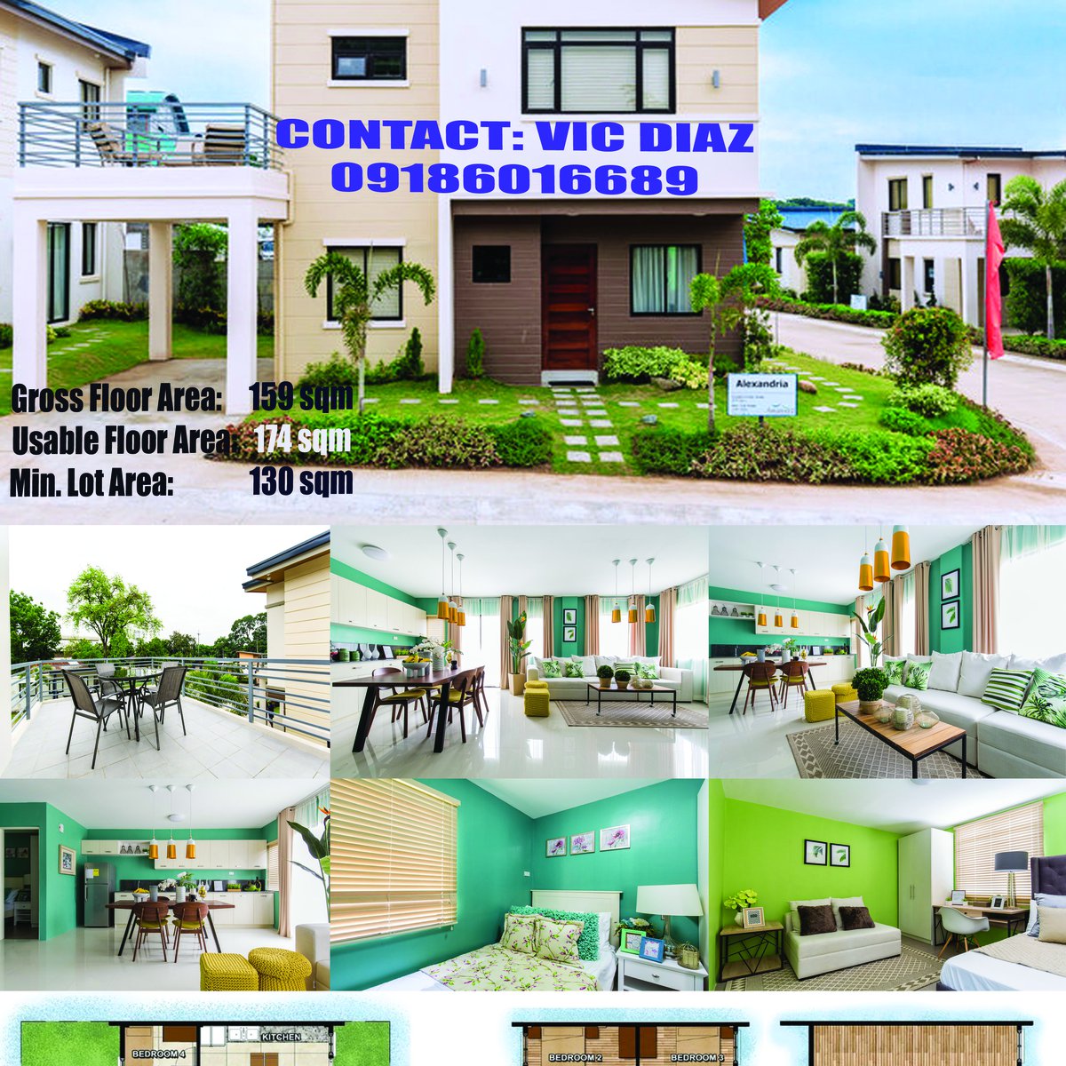 Alexandria is the biggest of all the house models in Amaresa Marilao ...