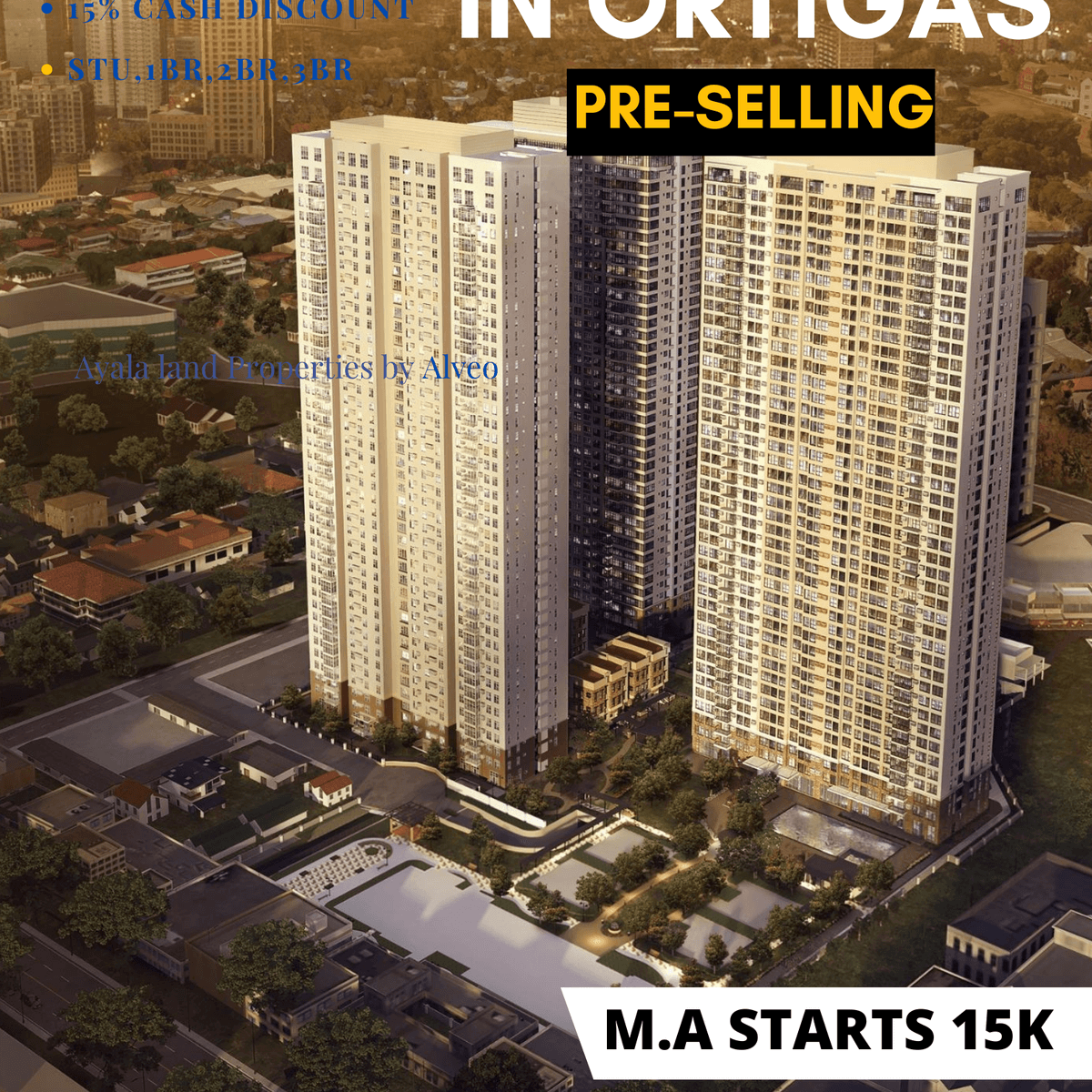 Ametrine at Portico Ortigas Studio unit Condo Pasig City [Condo 🏙️ ...
