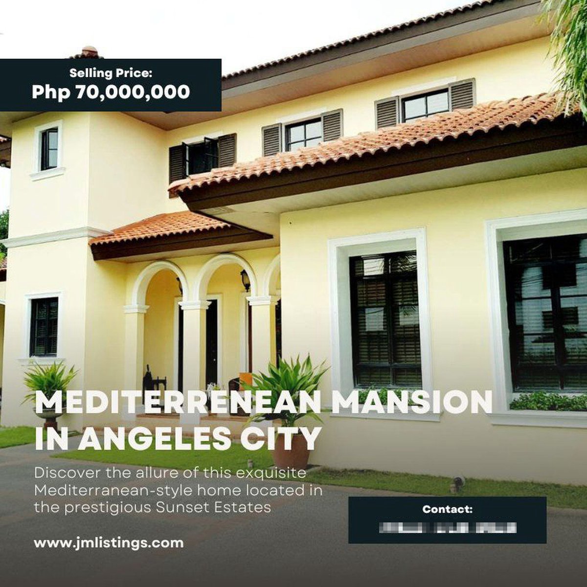 Mediterranean Inspired Mansion in Angeles City [House and Lot 🏘️ ...