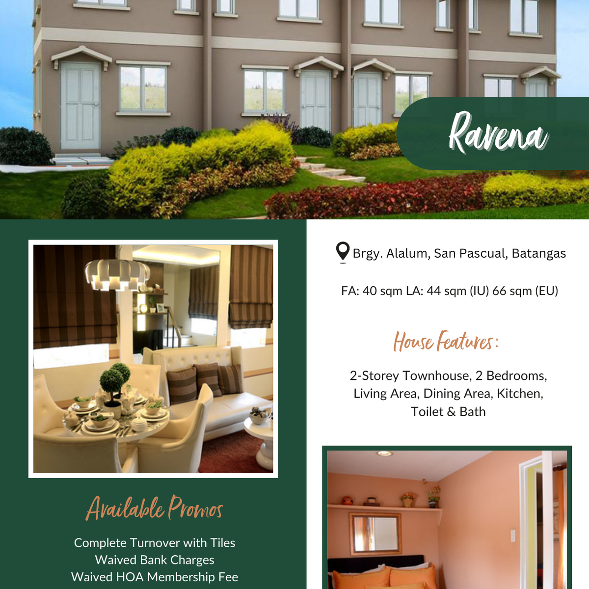 Ravena Unit in Camella San Pascual [House and Lot 🏘️] (October 2022) in ...