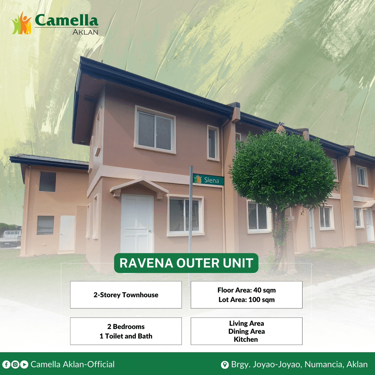Ready to Move-in Ravena Outer Unit in Camella Aklan [House and Lot 🏘️ ...