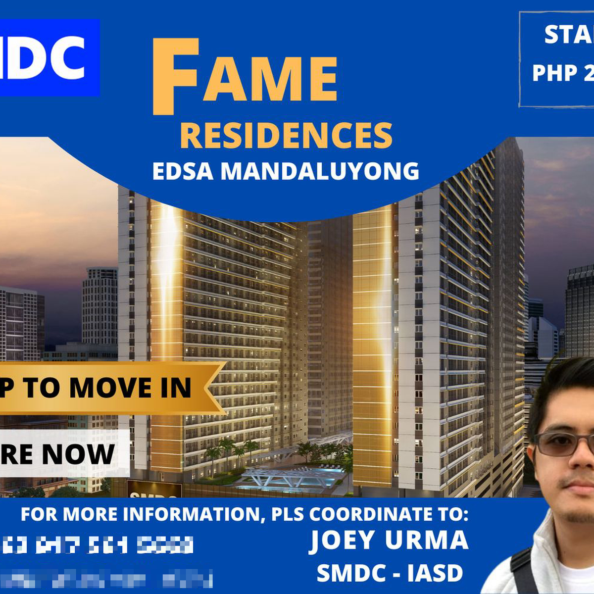 FAME RESIDENCES - SMDC Residential Condominium in EDSA near Shaw Blvd ...