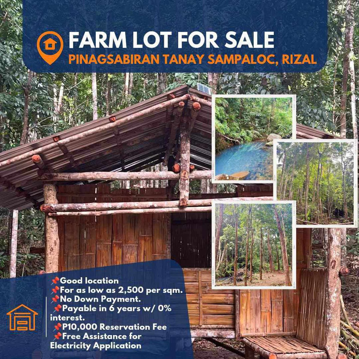 Farm Lot in Tanay, Rizal. For as low as 2,500 per sqm. [Lot 🚜 ...