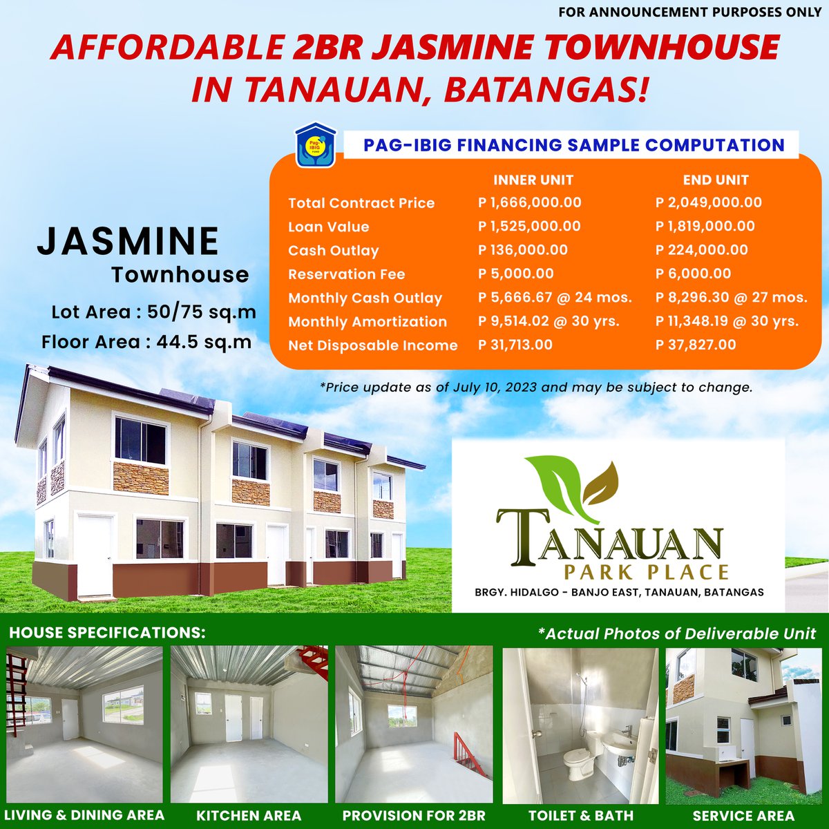 A Jasmine th inner afoordable subdivision of axeia development corp ...