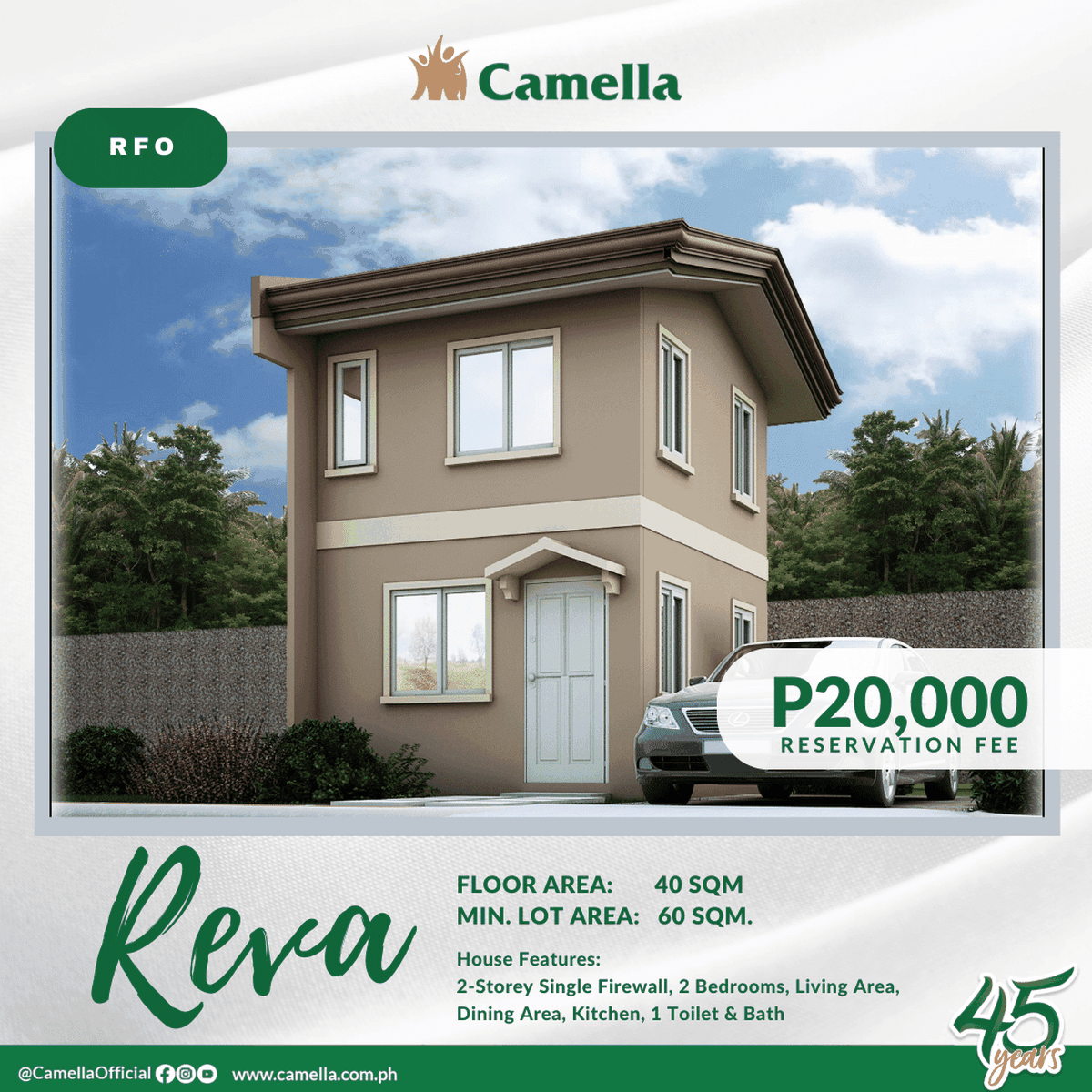 Reva SF, Move-in Ready at Camella Negros Oriental, Dumaguete [House and ...