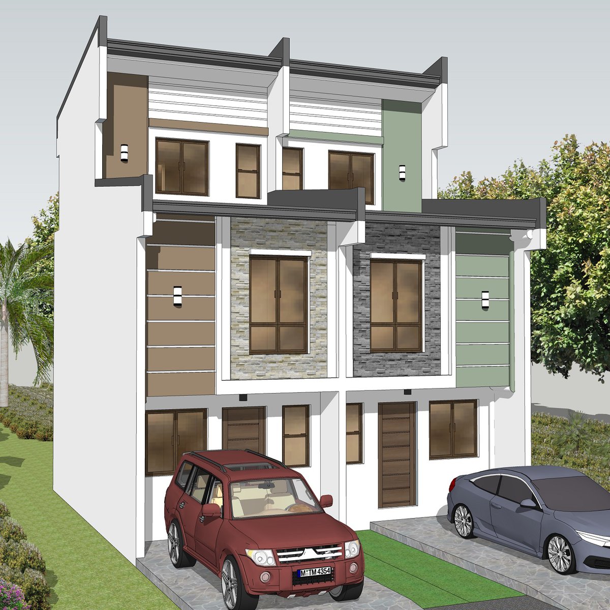 3-storey Duplex Unit House and Lot in North Olympus Subdivision [House ...