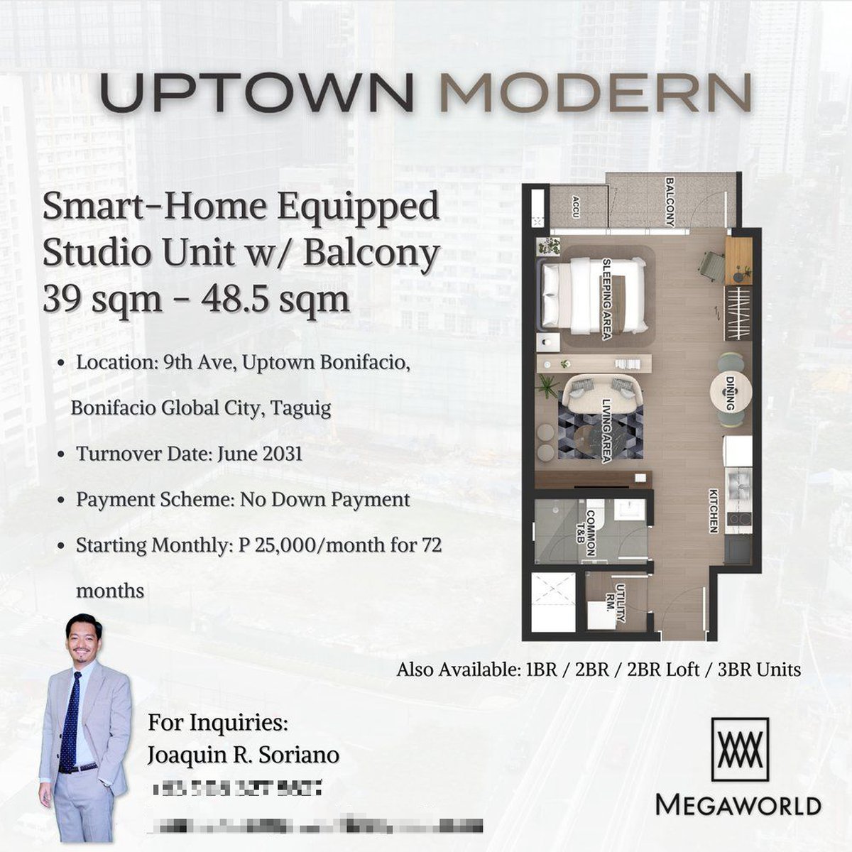 Preselling Luxury Studio Unit in BGC for Sale [Condo 🏙️] (January 2024 ...