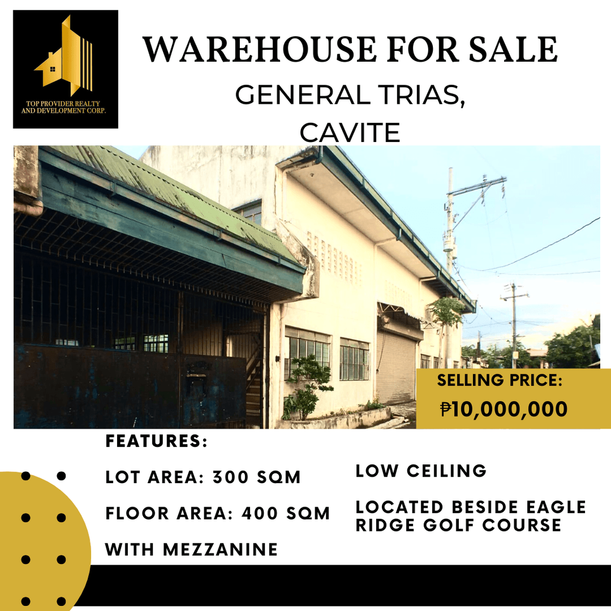 Warehouse with MEZZANINE For Sale in General Trias Cavite [Commercial Properties 🏭] (March 2023 ...