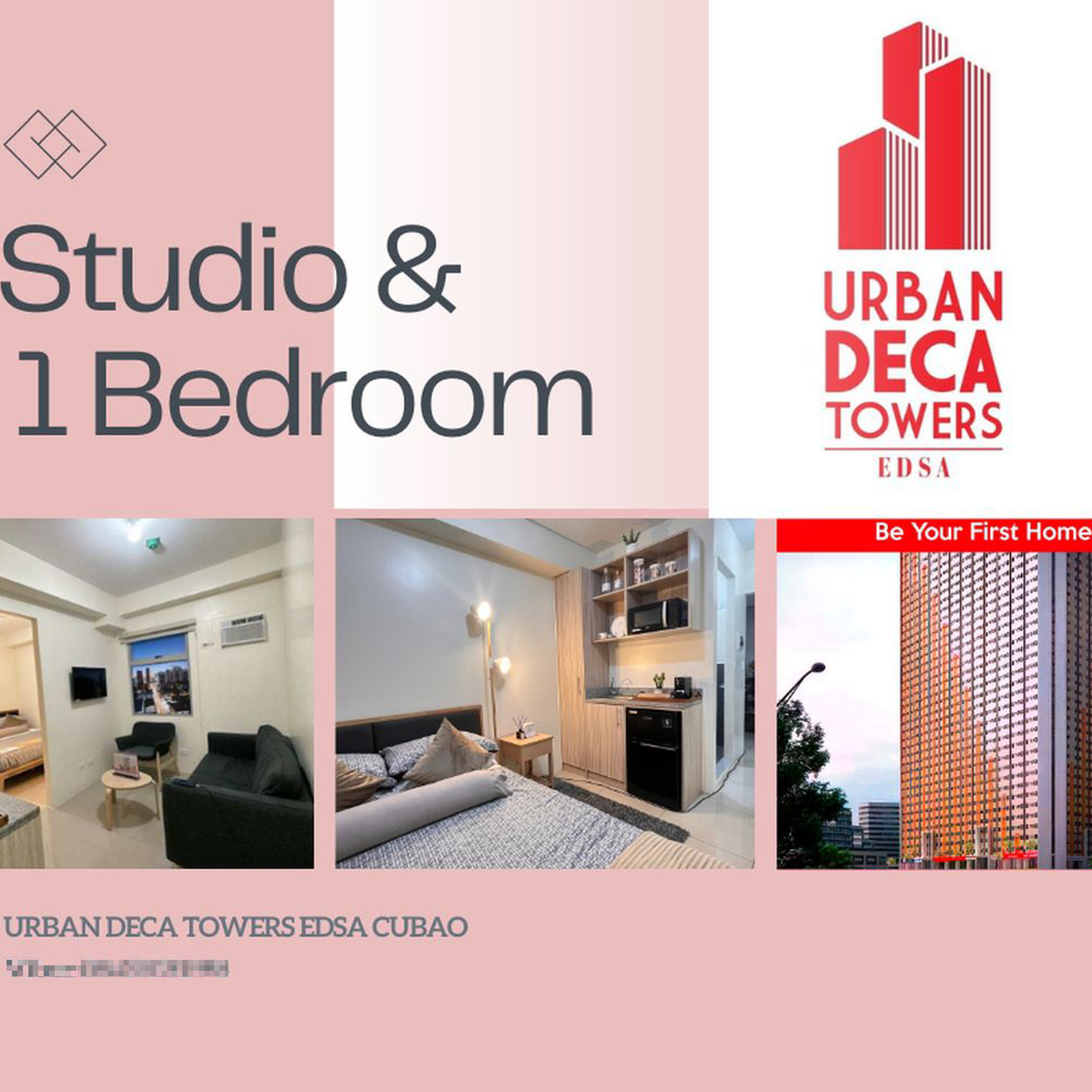 STUDIO UNIT IN URBAN DECA TOWER EDSA CUBAO [Condo 🏙️] (July 2024) in ...