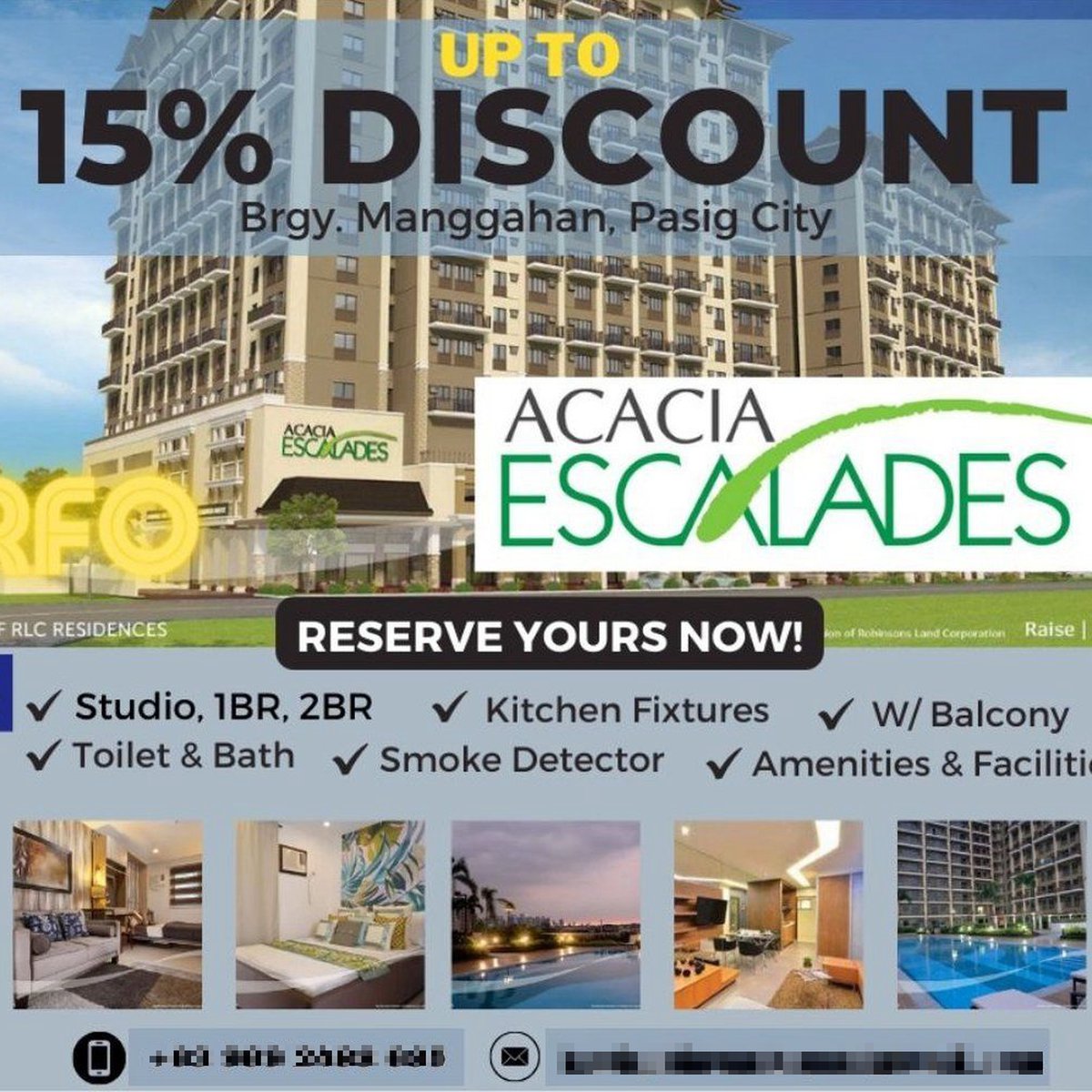 Rent to Own Condominim in Pasig | ACACIA ESCALADES | Studio [Condo 🏙️] (March 2024) in Pasig ...