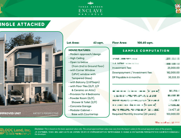 Tanza Garden Enclave Marigold Properties For Sale Tanza Cavite [4,124 ...