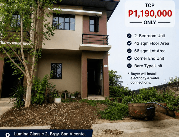 Lumina Classic 2 House And Lot For Sale Santo Tomas Batangas [2,951 ...