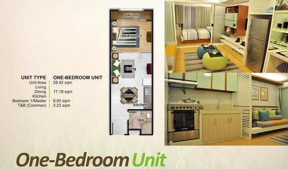 One Oasis Ortigas 28 Sqm 1 Bedroom Residential Condo For Sale Ortigas ...