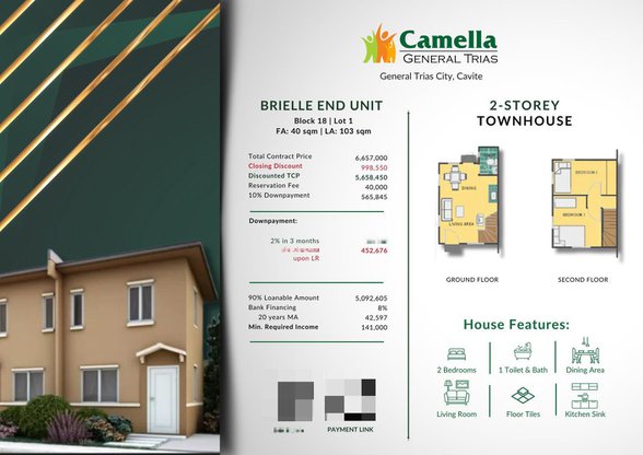 Camella Gen Trias House And Lot For Sale General Trias Cavite [3,791 ...