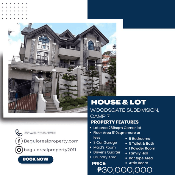 Brent House And Lot For Sale Baguio Benguet [34 Properties] (November ...