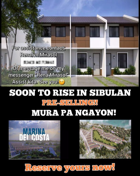 Marina Del Costa House And Lot For Sale Sibulan Negros Oriental [40 ...