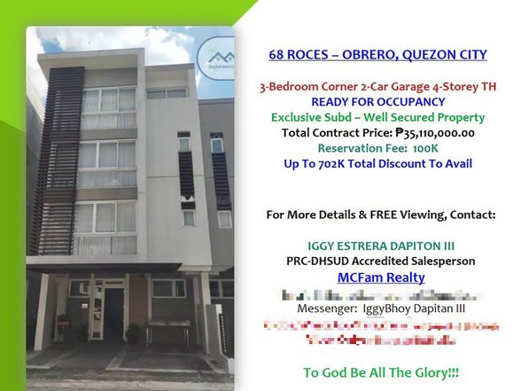 4 Storey House And Lot For Sale Diliman Quezon City Qc 🏘️ [281 ...