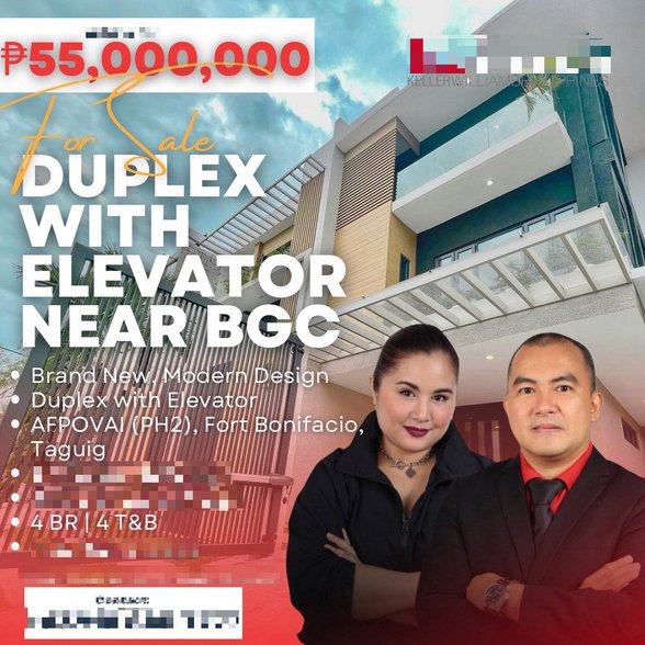 3 Car Parking House And Lot For Sale BGC Bonifacio Global City The Fort ...