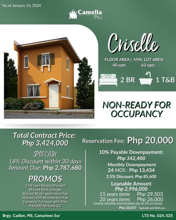 Camella Criselle Extension 🏘️ [6,453 Properties] (May 2024) on ...