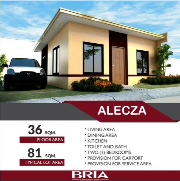 Bria Homes Alecza Model [15,235 Properties] (June 2023) on OnePropertee.com