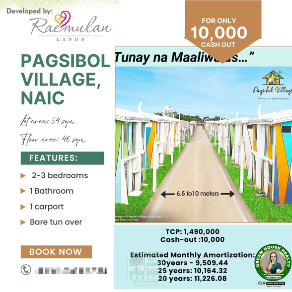 Pagsibol Village Naic Cavite Model House [41,868 Properties] (August ...