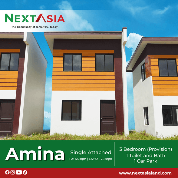 Nextasia Amina House And Lot For Sale San Pablo Laguna [51 Properties ...
