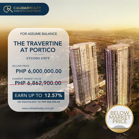 The Travertine At Portico Condo Pasig [122 Properties] (March 2025) on ...