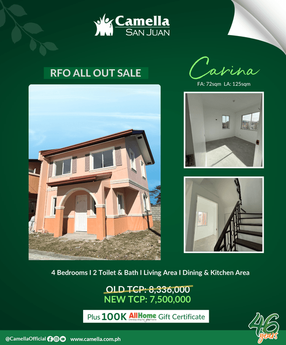 Carina Model [6 554 Properties] October 2024 On