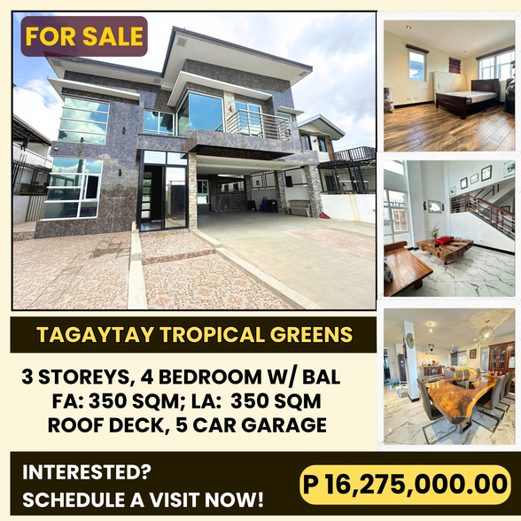 5 Car Parking House And Lot For Sale Tagaytay Cavite [11 Properties] (July 2024) on OnePropertee.com