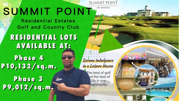 Summit Point Golf Country Club Properties For Sale Lipa Batangas [1,745 ...
