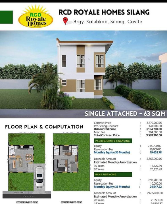 Single Attached House For Sale Silang Cavite 🏘️ [1,279 Properties ...