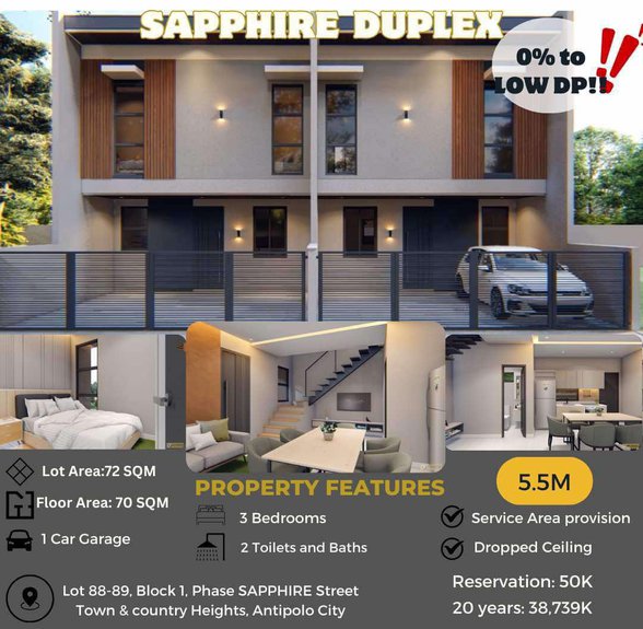 Duplex House For Sale Binangonan Rizal [421 Properties] (October 2024) on OnePropertee.com