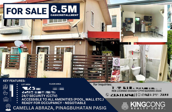 Camella Abraza Properties For Sale Pasig [785 Properties] (December 2025) on OnePropertee.com