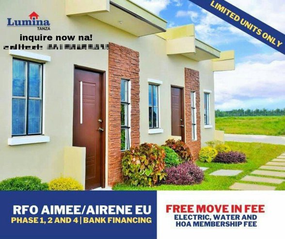 Lumina Homes Rowhouse For Sale Tanza Cavite [130 Properties] (December 2024) on OnePropertee.com