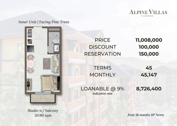 Alpine Villas At Crosswinds Condo For Sale Tagaytay Cavite [1,128 ...