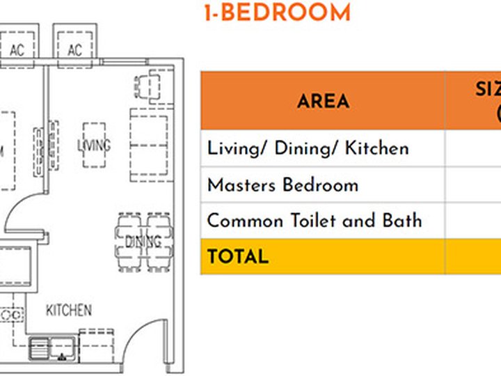 Modern 1BR Condo for Sale in Metro Manila's Woodsville Crest ...