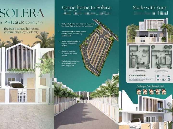 2-bedroom Townhouse For Sale Near in SM San Mateo Rizal [Houses and ...
