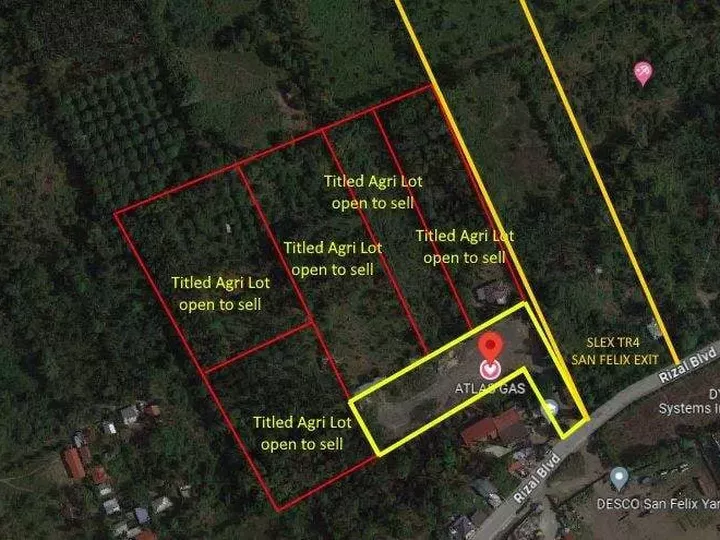 Industrial Lot 5 Meters from SLEX TR4 Exit, Sto. Tomas, Batangas ...
