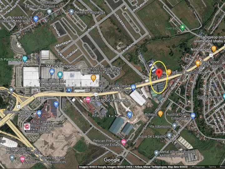 FOR LEASE COMMERCIAL PROPERTY ALONG NATIONAL ROAD NEAR SM PAMPANGA ...
