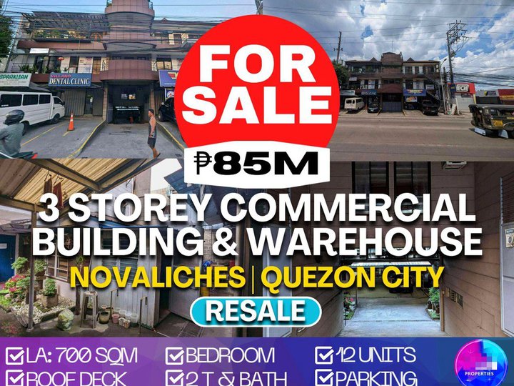 3 Storey Commercial Building & Warehouse with basement roof deck for ...
