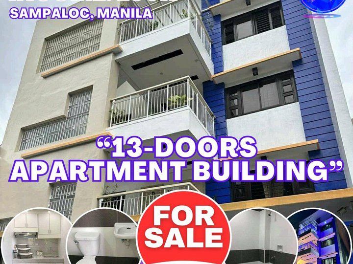 13-Doors Apartment Building with rooftop clean title in Sampaloc ...