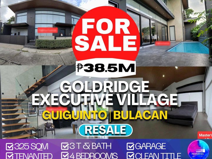 Goldridge Executive Village - House and Lot 4BR with garage for sale ...