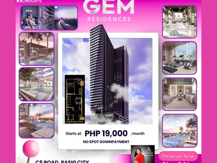 Gem Residences : Spot cash Discounted 1-bedroom Residential Condo For ...
